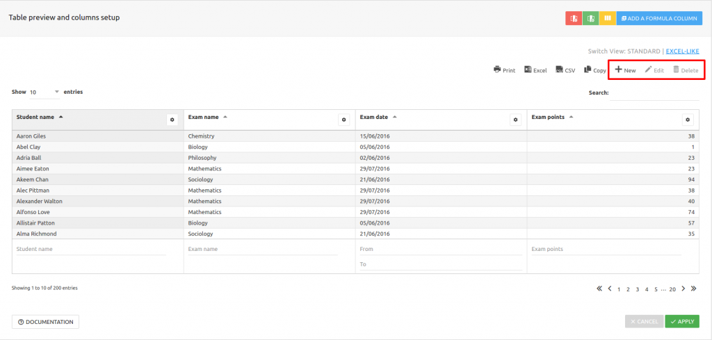 Wpdatatables Back End Editor Wpdatatables Tables And Charts