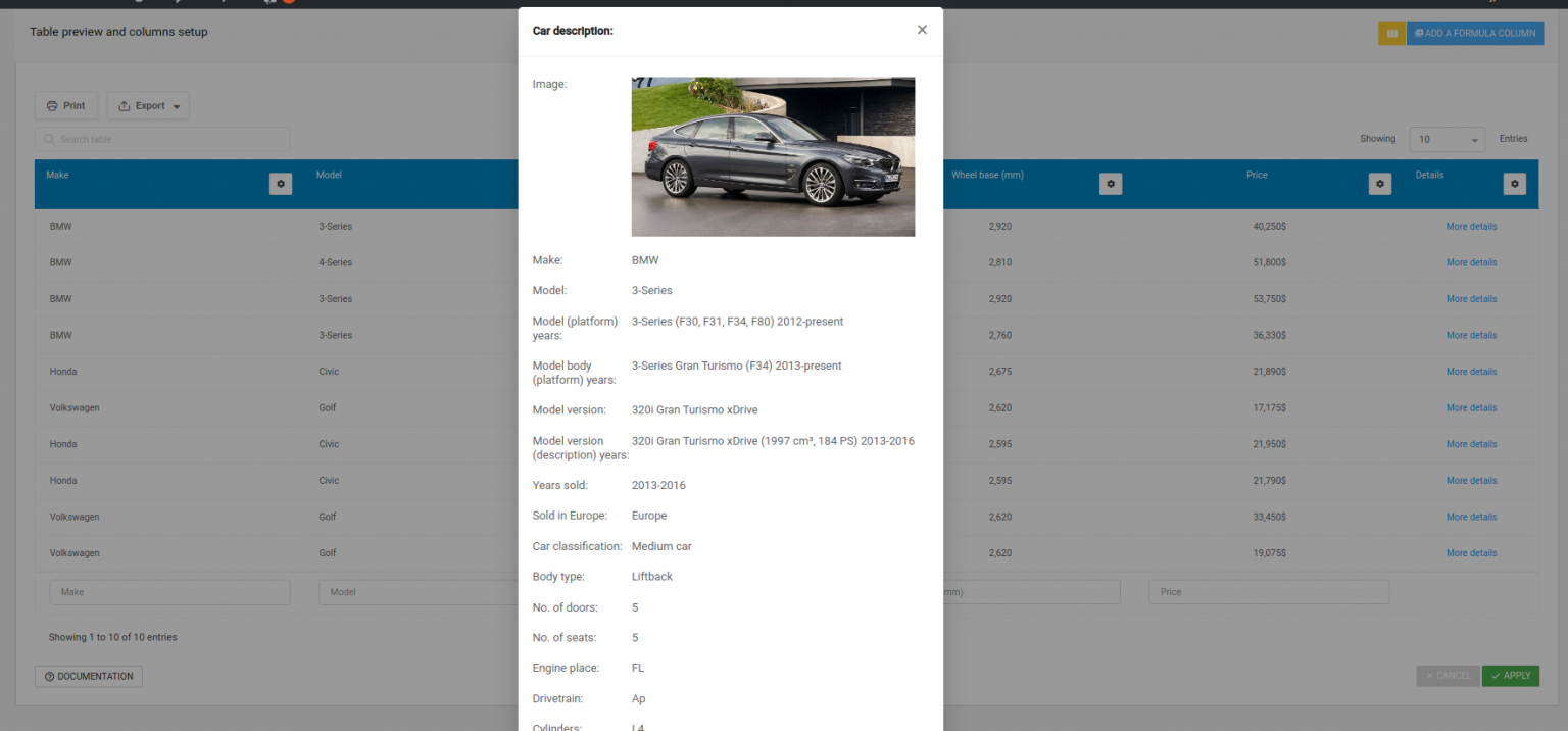 Master Detail Tables For Wpdatatables Tables And Charts Plugin