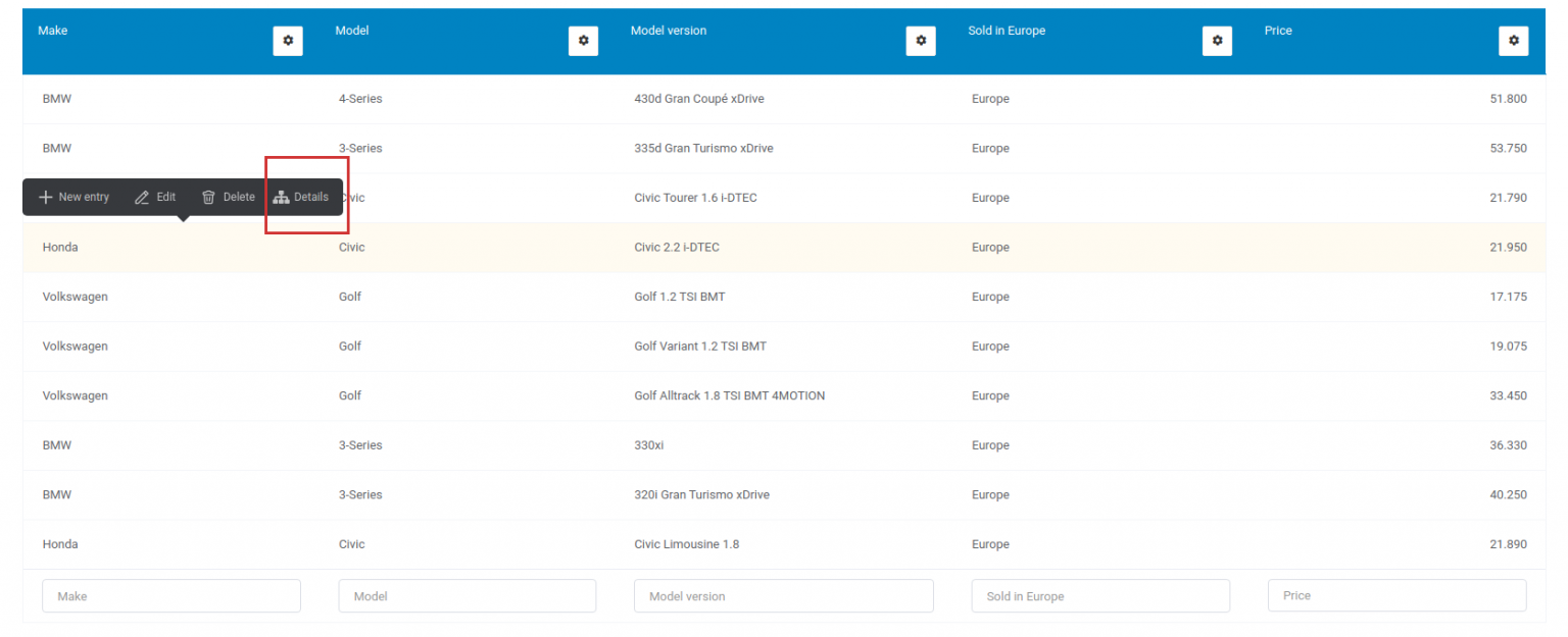 Master-detail Tables for wpDataTables - Tables and Charts Plugin
