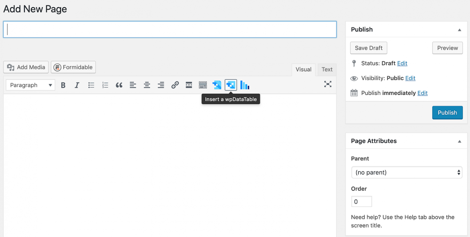 wpDataTables shortcodes - wpDataTables - Tables and Charts WordPress Plugin