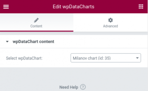 Elementor integration - wpDataTables - Tables and Charts WordPress Plugin