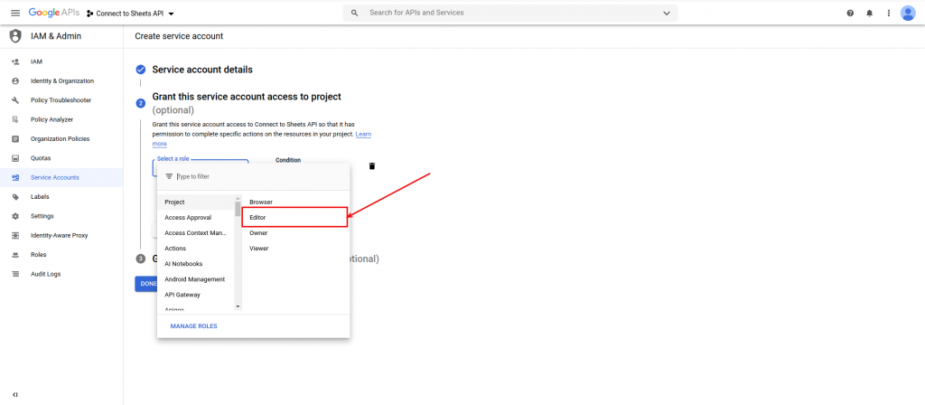 How to connect Wordpress tables with Google Sheets API?