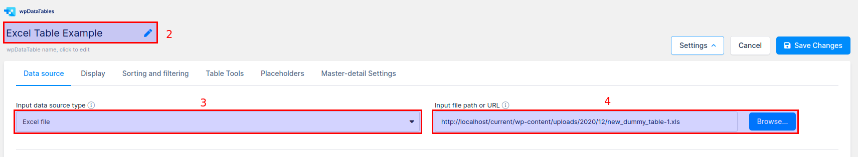 Creating Wpdatatables From Excel Wpdatatables