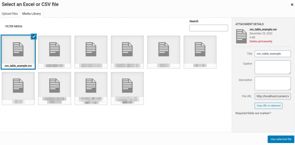 How To Create A Table From Csv Data Wpdatatables Tables And Charts Plugin