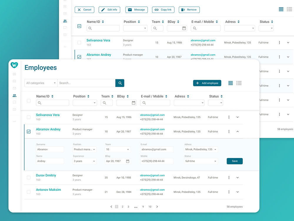 Data Table Design