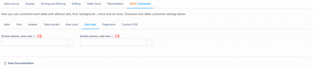 Customize Table Wpdatatables Tables And Charts Wordpress Plugin