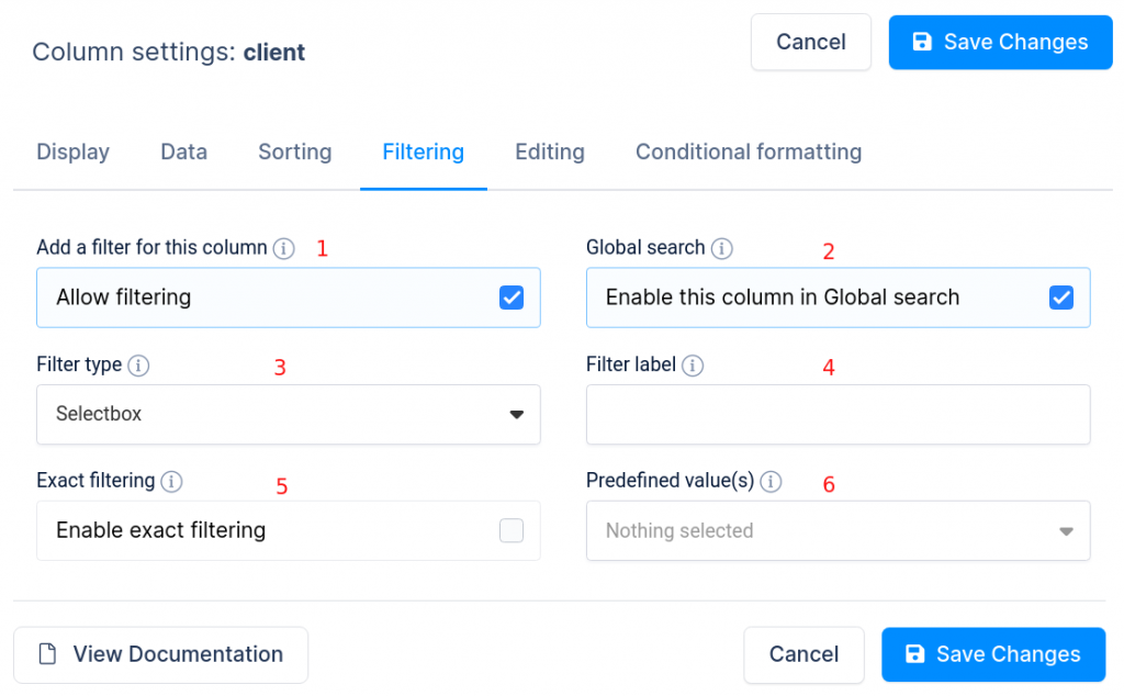 Table Elements And Configuration In Wpdatatables 8089