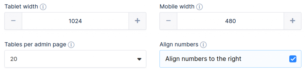 Configuration Wpdatatables Tables And Charts Wordpress Plugin