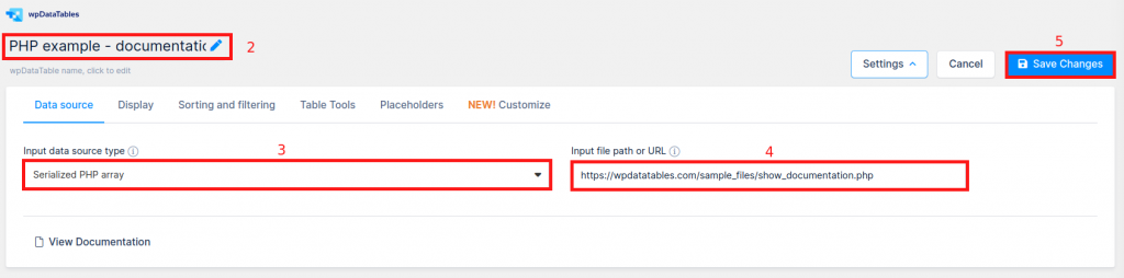 Creating Tables in WordPress based on serialized PHP arrays - wpDataTables