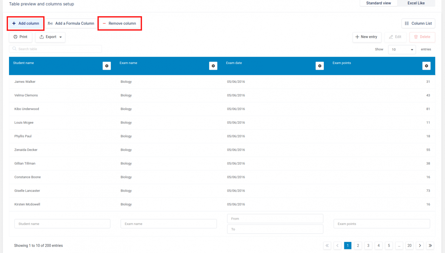 Back End Editor Wpdatatables Tables And Charts Wordpress Plugin