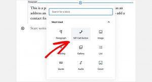 How to make a phone number clickable in WordPress