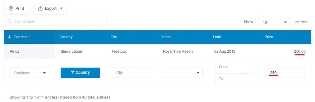Advanced Filtering Wpdatatables Tables And Charts Wordpress Plugin