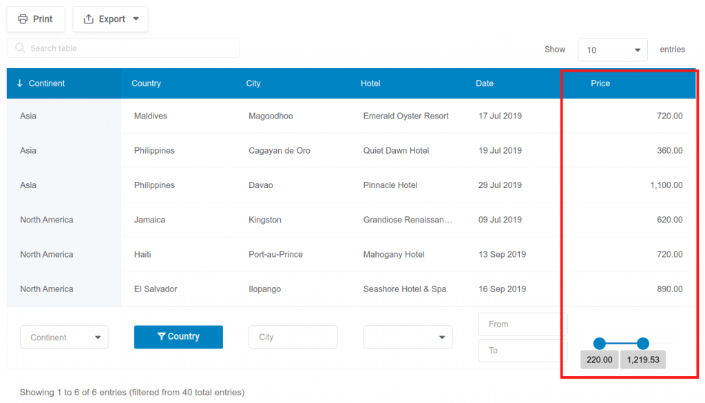 Advanced Filtering Wpdatatables Tables And Charts Wordpress Plugin