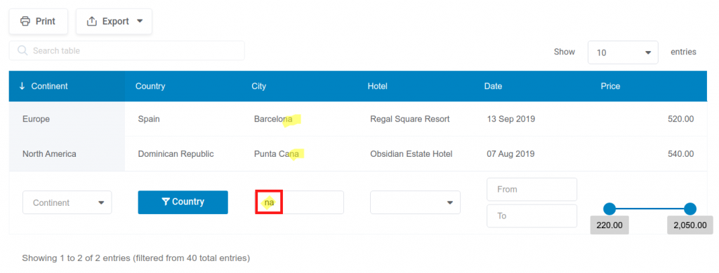Advanced Filtering Wpdatatables Tables And Charts Wordpress Plugin