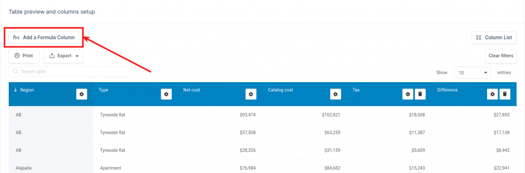 Formula (calculated) columns - wpDataTables Tables and Charts Plugin