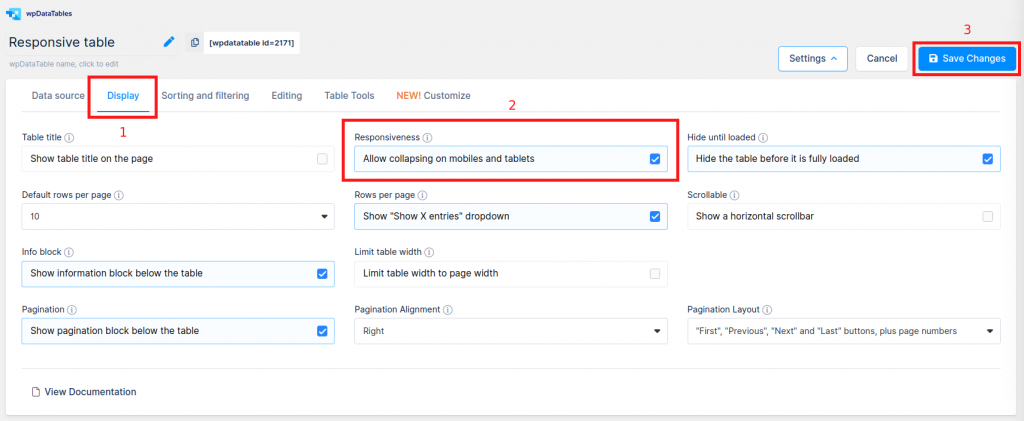 Responsive tables in WordPress - wpDataTables - Tables and Charts Plugin
