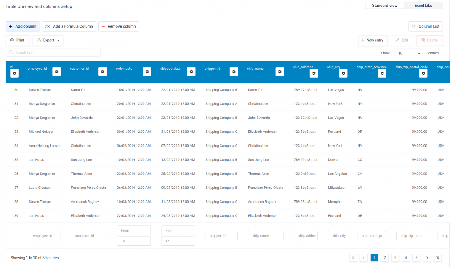 Table Layout And Word Wrap Wpdatatables Tables And Charts Plugin