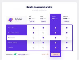 Awesome Pricing Table Examples (39 Designs)