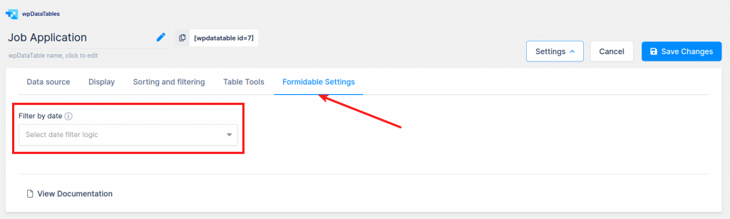 Formidable Forms Integration Wpdatatables Tables And Charts Plugin 2931