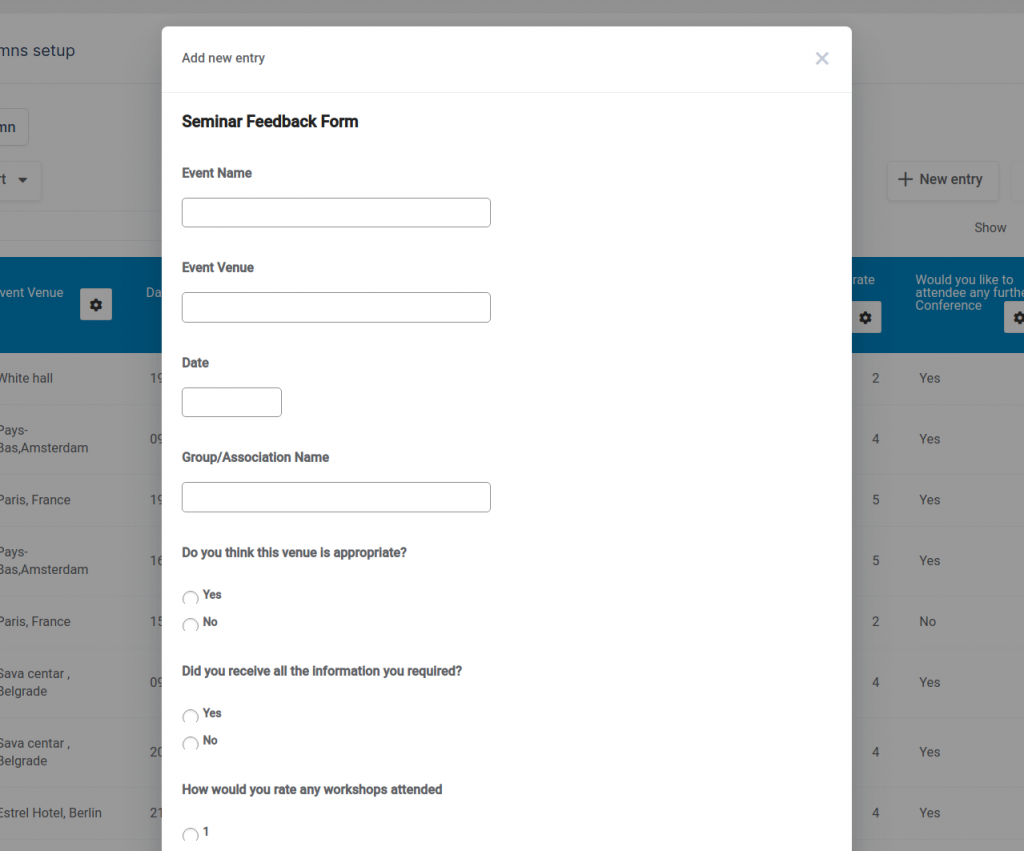 Gravity Forms Integration Wpdatatables Tables And Charts Plugin