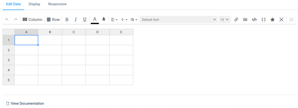 How To Create A Simple Table With Wpdatatables Tables And Charts Plugin