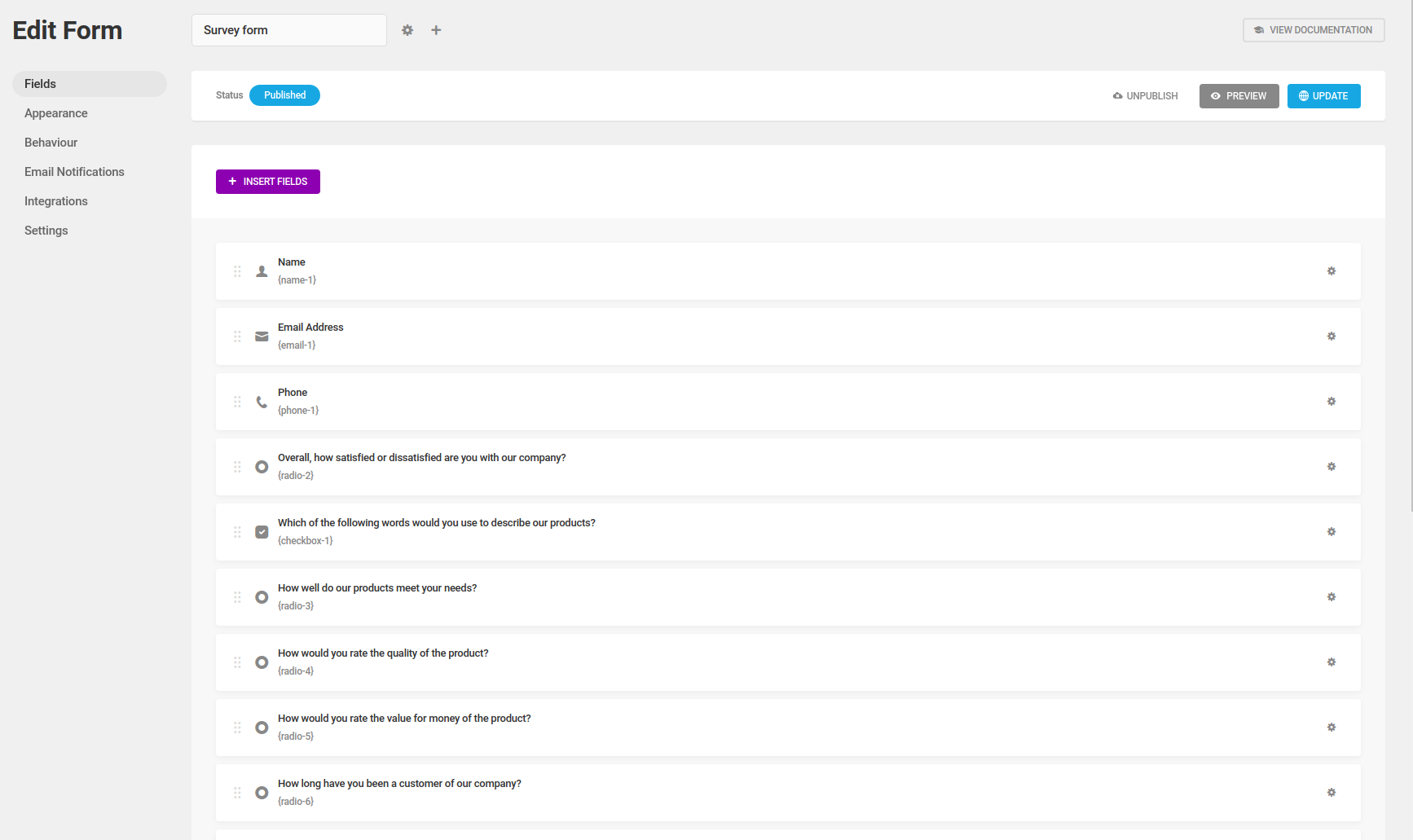 How To Create A Survey Table With Wpdatatables And Forminator 0074