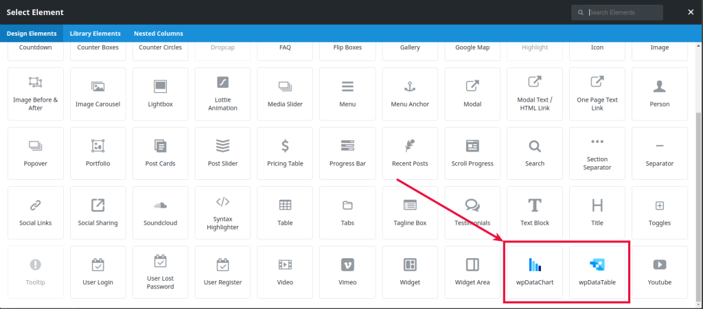 Avada Builder Integration Wpdatatables Tables And Charts Wordpress 2781