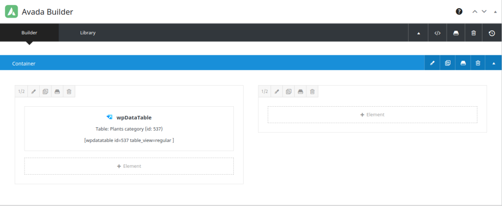 Avada Builder Integration Wpdatatables Tables And Charts Wordpress Plugin 2043