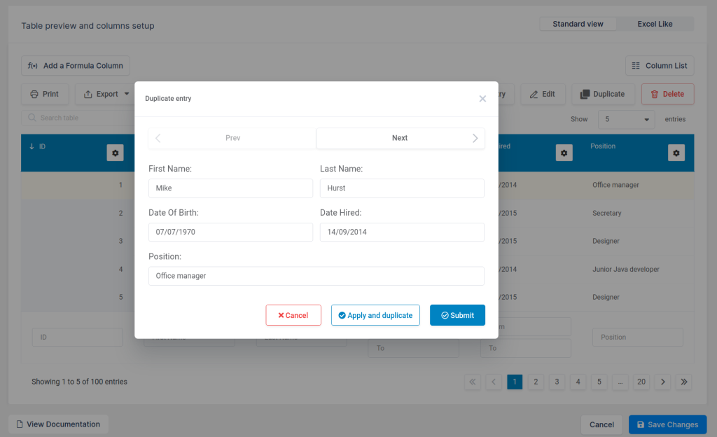 Creating editable tables - wpDataTables - Tables and Charts Plugin Creating editable tables - wpDataTables - Tables and Charts Plugin