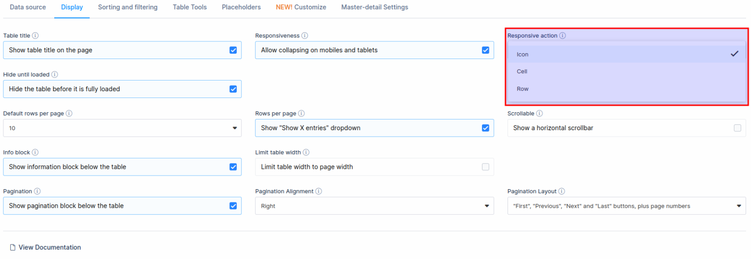Responsive Tables In Wordpress Wpdatatables Tables And Charts Plugin