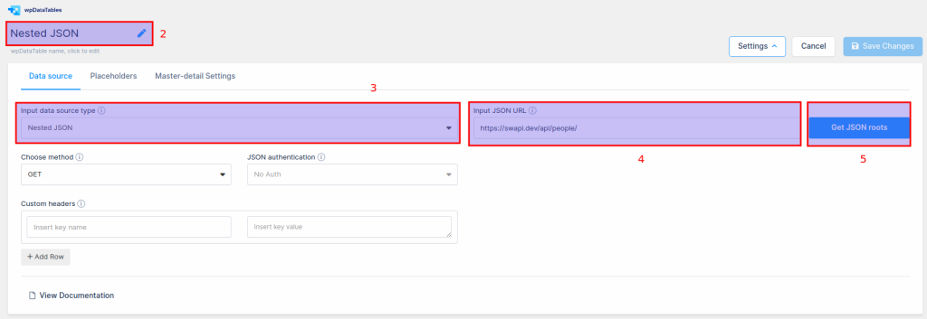 Creating Wordpress Tables From Nested Json Data Withwithout Json Authentication Wpdatatables