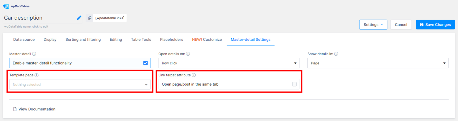 Master Detail Tables For Wpdatatables Tables And Charts Plugin