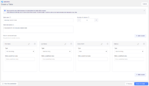 Creating a table in WordPress using the Wizard - wpDataTables - Tables ...