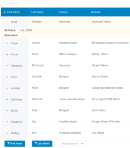 Designing Mobile-Friendly Tables for Seamless UX