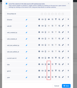 Hidden columns - wpDataTables - Tables and Charts WordPress Plugin